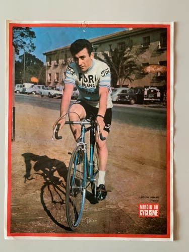 POSTER PHOTO MIROIR DU CYCLISME 1965 // LUCIEN AIMAR | eBay