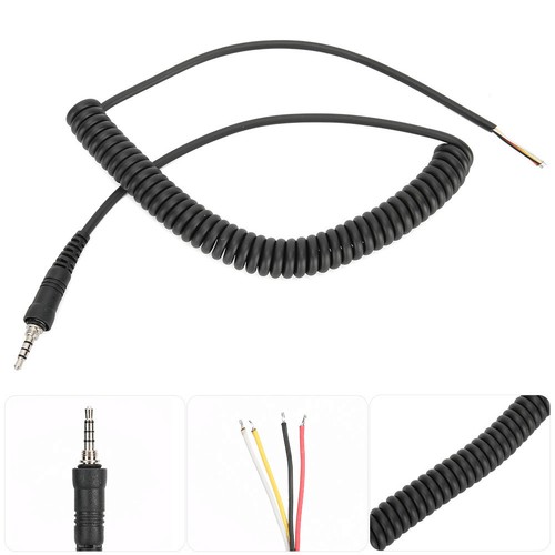 Walkie Talkie Speaker Mic Micorphone Cable For Yaesu Vertex VX-6R VX-7R ...