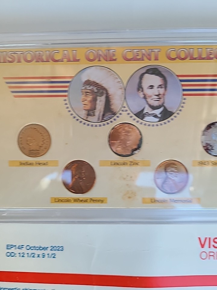 The Historical One Cent Collection 5 Coins | eBay