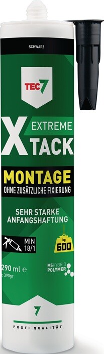TEC7 MS Polymer Montagekleber 290ml weiß / schwarz - sehr hohe Anfangshaftung ! | eBay.de