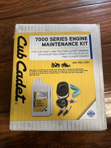 CUB CADET 490-950-C051 Maintenance Kit RZT KT715 7000 Series Kohler ...