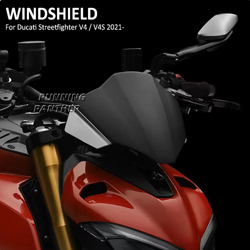 For Ducati Streetfighter V4 S Windscreen Windshield Wind Deflector ...