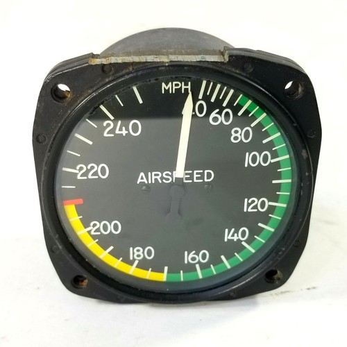 Kollsman Aircraft Airspeed Indicator MPH | eBay