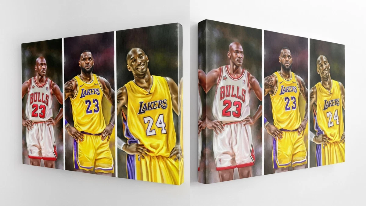 Kobe Bryant Michael Jordan Poster