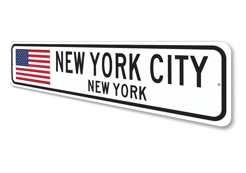Personalized Any Country Flag,City and State Aluminum Street Sign | eBay