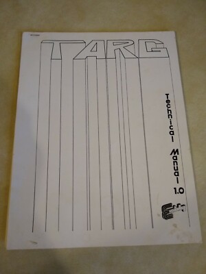 Exidy Targ Arcade Manual | eBay