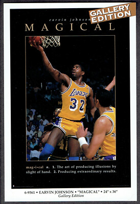 MAGIC JOHNSON MINI POSTER (PROMO) - "MAGICAL - GALLERY EDITION" | eBay