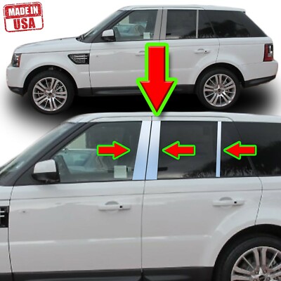 Chrome Pillar Trim for Land Range Rover (Sport) 06-13 6pc Set Door ...