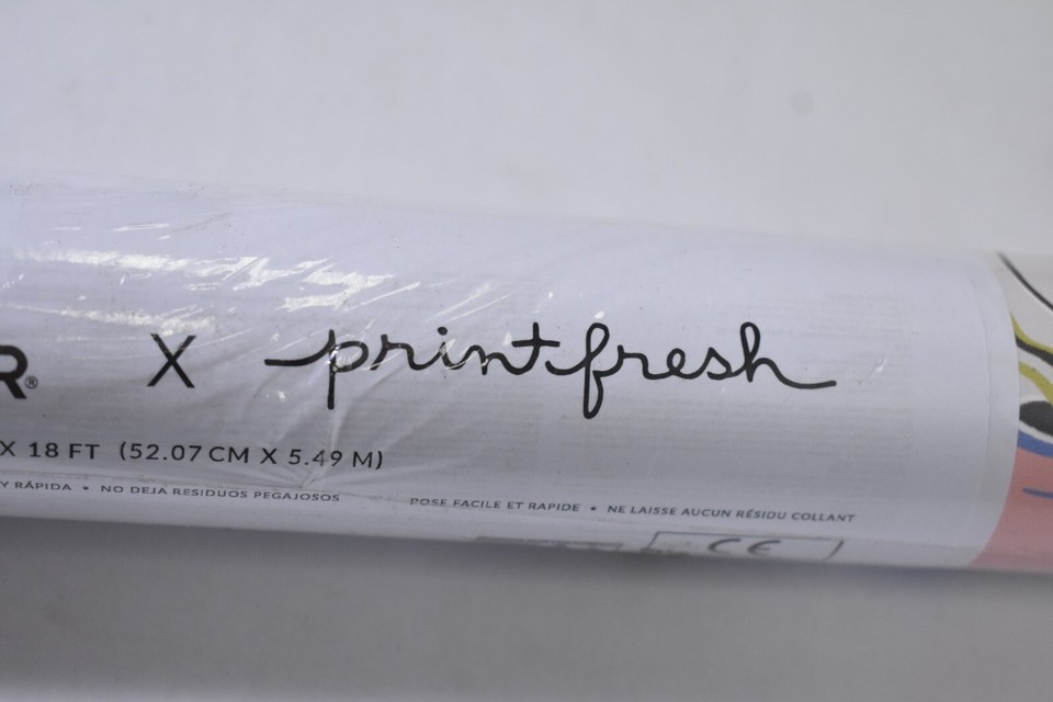 NuWallpaper x PrintFresh Peel & Stick Wallpaper Stone Good Dog Design 20.5" x18' | eBay