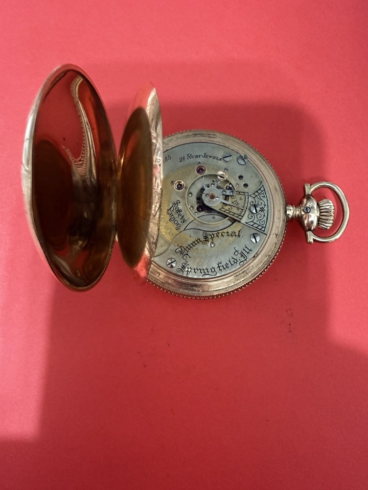 Illinois Bunn Special 18 size Two Tone RR Pocket Watch in a Hunter Case ...