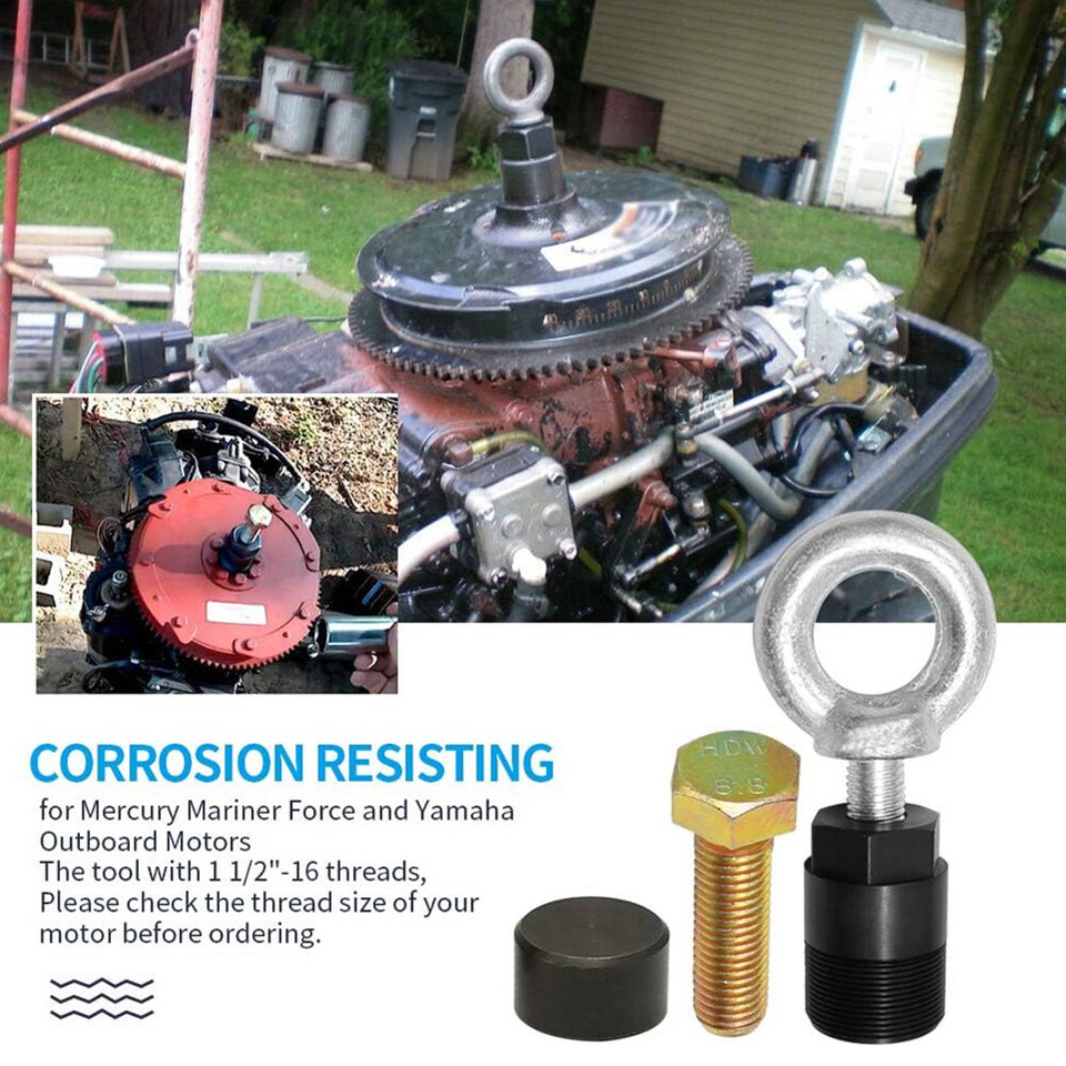 Lift Ring Alloy Lifting Eye 91-90455-1 Flywheel Removal Kit for Mercury ...