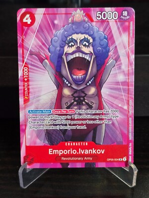 One Piece Card Game - Emporio.Ivankov (Welcome Pack Vol. 1) OP05-004 UC - NM | eBay