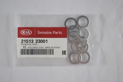 GENUINE KIA / HYUNDAI OEM DRAIN WASHERS 2151323001 (Set of 10) | eBay