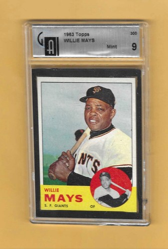 1963 Topps #300 WILLIE MAYS Giants - GAI 9 | eBay