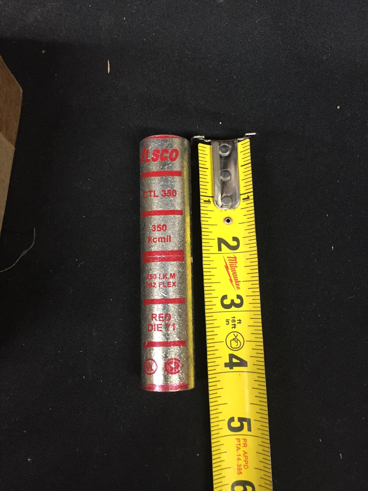 1 ILSCO CTL-350 350 Copper Compression Sleeve, Long Barrel | eBay