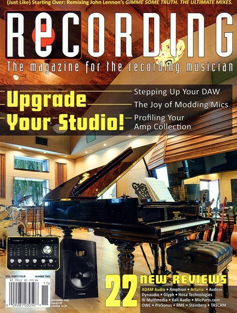 Recording Magazine November 2020 Vol 34 The Magazine for Recording ...