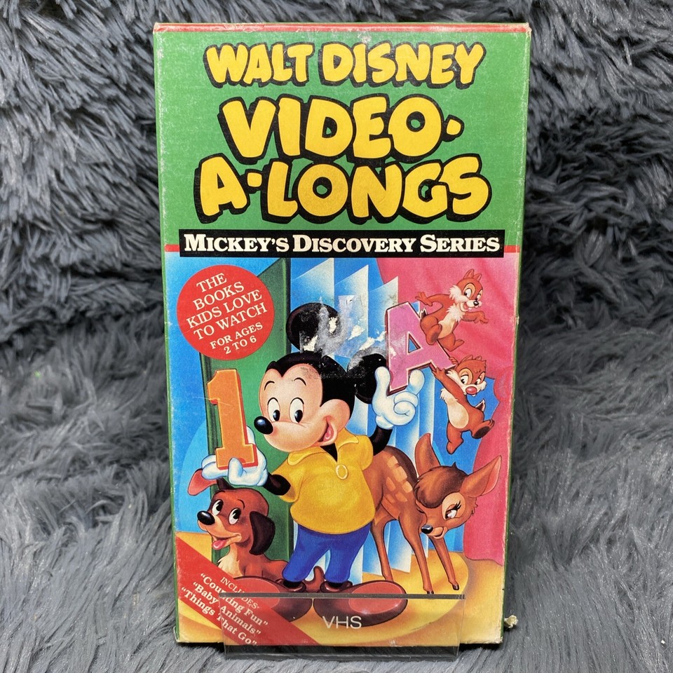 Walt Disney Video A Longs Mickey’s Discovery Series VHS Tape 1986 Kids ...