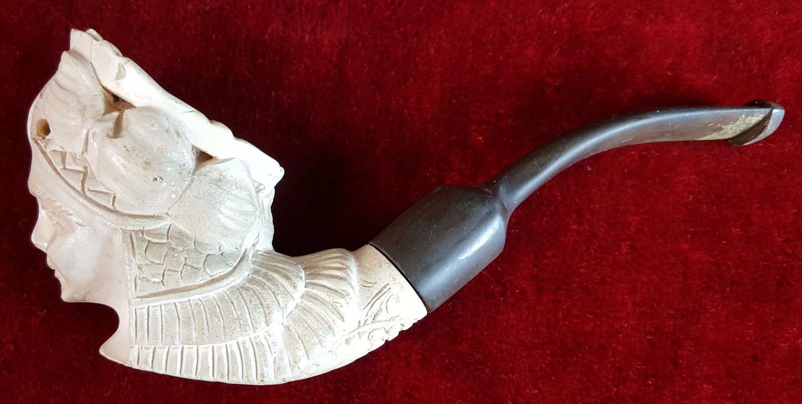 CLEOPATRA. PIPE SMOKING. SEA FOAM. HAND CARVED. 20TH CENTURY. | eBay