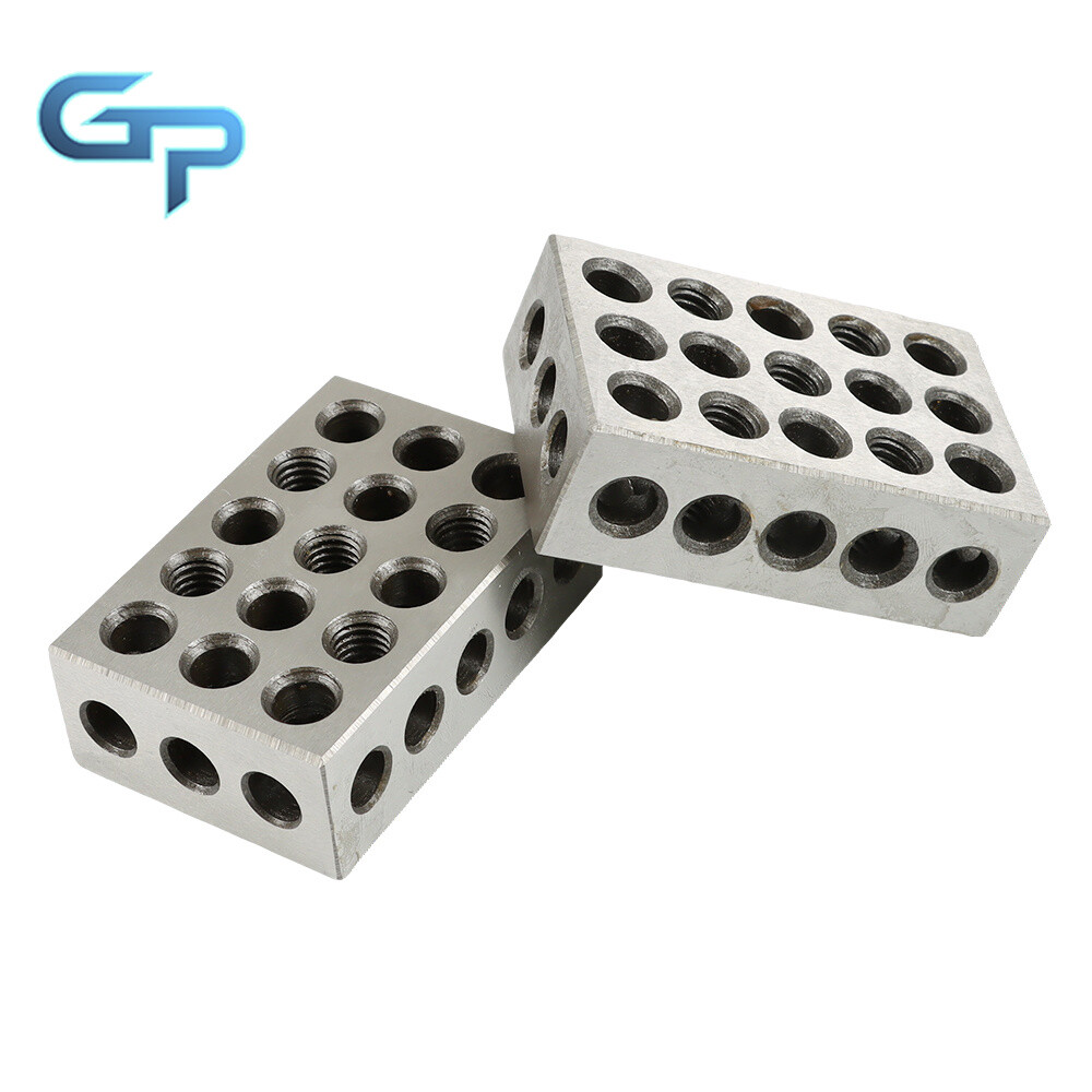 1-2-3 123 BLOCK SET 23 HOLES With Screws HEX KEY MATCHED PAIRS .0001 ...
