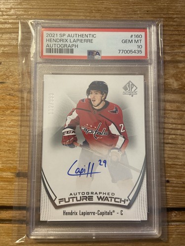 2021-22 SP Authentic - Autographed Future Watch Hendrix Lapierre #160 / ...