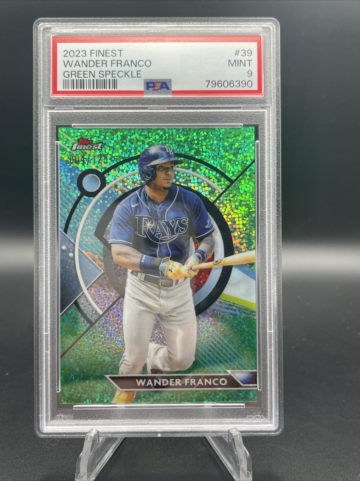 2023 Topps Finest - Wander Franco #39 Green Speckle Refractor /125 for ...
