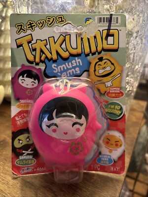 NEW Takumo Smush 'Ems Sensory Toy Joigaru Squeeze and Fidget Pink Toy ...