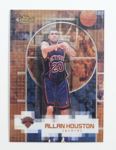 2000-01 Topps Finest Basketball Base Card #105 Allan Houston | eBay