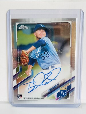 2021 Topps Chrome Tyler Zuber Refractor Auto RA-TZ - Kansas City Royals ...