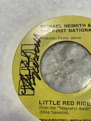 Michael Nesmith Little Red Rider 45 Record - Signed By Michael Nesmith ...