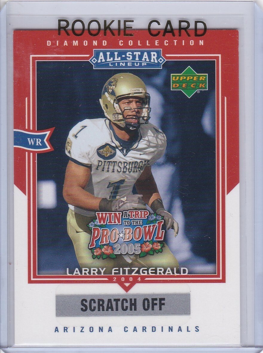 LARRY FITZGERALD ROOKIE CARD 2004 Upper Deck Arizona Cardinals Football ...