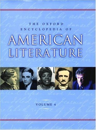 The Oxford Encyclopedia of American Literature, Vol. 4 by jay-parini ...
