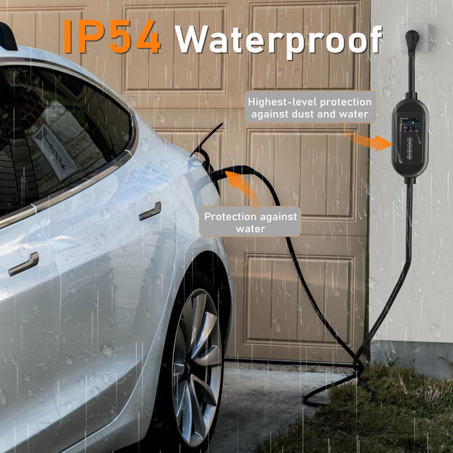 EVCONN Level 2 Tesla Charger - 240V 32Amp NEMA 14-50 Plug 16.4ft ...