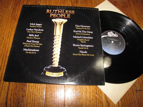 RUTHLESS PEOPLE ORIGINAL MOTION PICTURE SOUNDTRACK - EPIC RECORDS LP | eBay