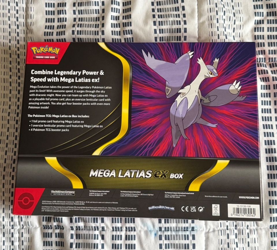 NEW Mega Latias Ex Box Pokemon TCG Mega Evolution Collection Factory Sealed | eBay