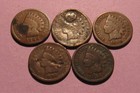 1888 1889 1890 1891 1892 Indian Head Cent Penny - Mixed Condition ...