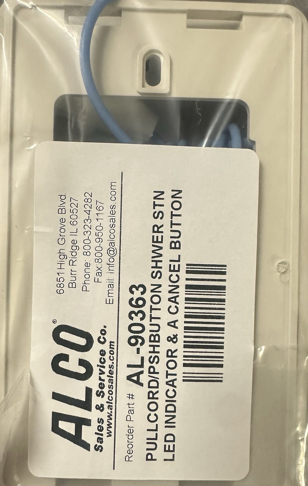 JERON nurse call system | PULLCORD/PSHBUTTON SHWER CALL LIGHT Jeron ...