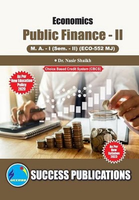 Public Finance - II, First Year, M.A, Sem-II-English by Dr Nasir Shaikh Paperbac | eBay