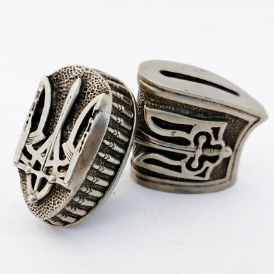 RvD Knife Guard Pommel UKRAINE TRIDENT TRYZUB Silver Knife Making ...
