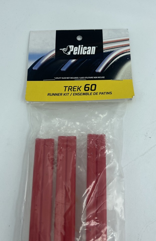 HDPE ICE Fishing SLED HYFAX Runner KIT - 3 runners - Trek 47”– Made in ...