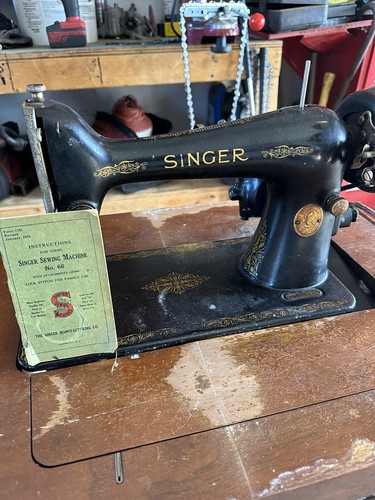 1934 vintage Singer sewing machine model 66 | eBay