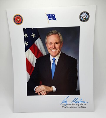 Gov. of Mississippi Ray Mabus AUTOGRAPHED Glossy Photo 75th Secretary ...