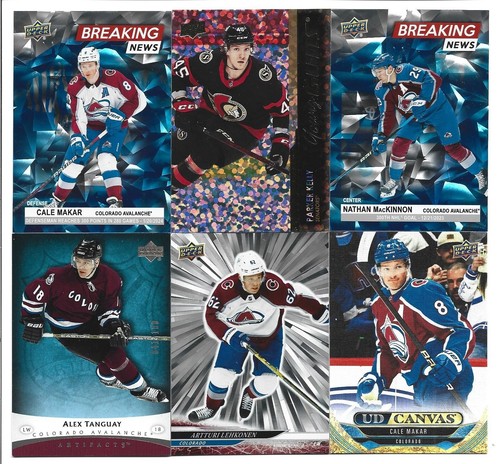 Colorado Avalanche 14 Card Lot Nathan Mackinnon Parker Kelly Young Guns ...