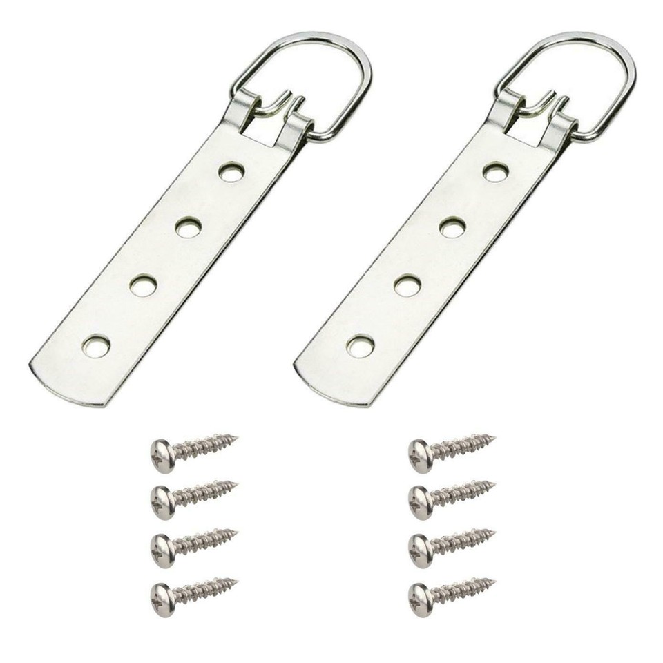 Super Heavy Duty D Ring Strap Hanger Picture Mirror 90KG 165mm Wall ...