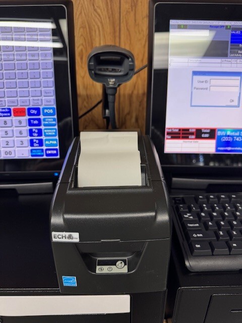 Touch Dynamic pos system J1900 w/2 touch screens, 2 drawers & much more ...