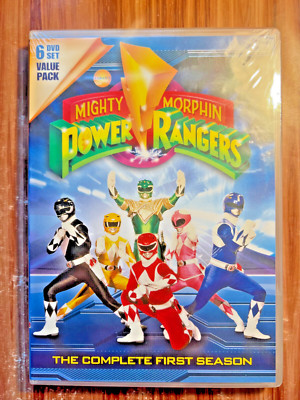 Mighty Morphin Power Rangers The Complete First Season DVD 6 Disc Set ...