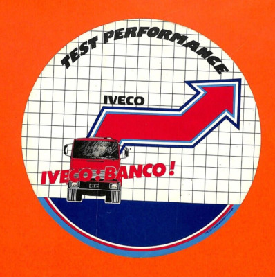 IVECO TRUCKS / STICKER AUTOCOLLANT " TEST PERFORMANCE " | eBay