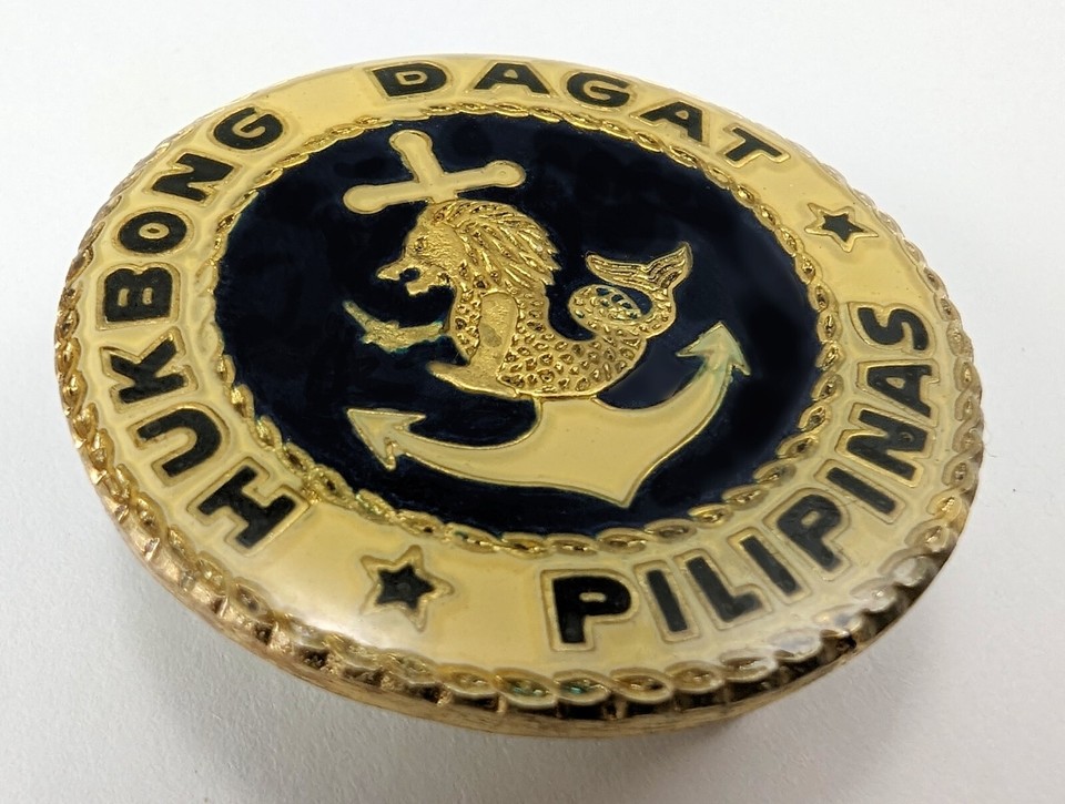 Philippine Navy PN Hukbong Dagat ng Pilipinas Emblem Symbol Logo Pin ...