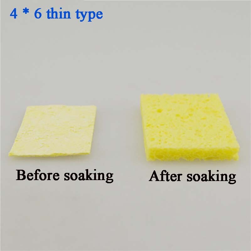10pcs Soldering Iron Cleaning Pads Sponge Tip Sponges Welding Solder ...