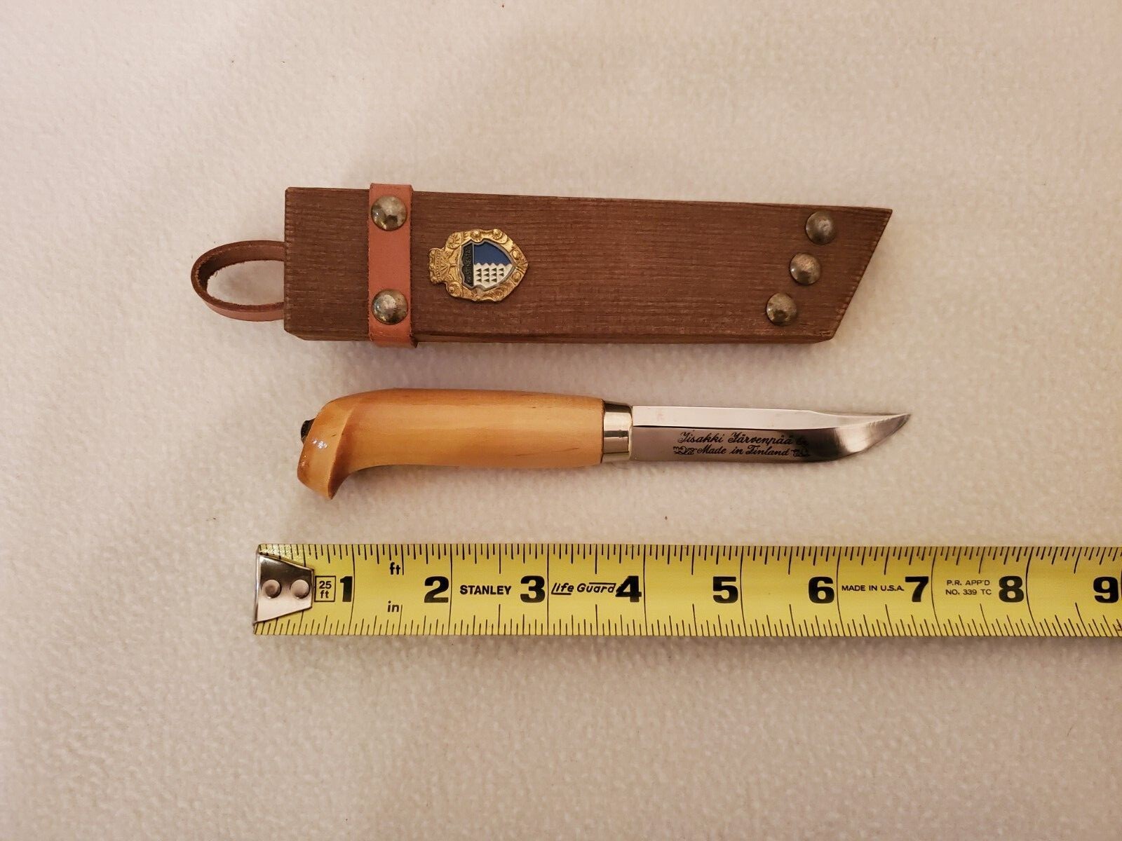 Rare, Iisakki Jarvenpaa Oy, Finland, Puukko Knife, with Kristinestad ...