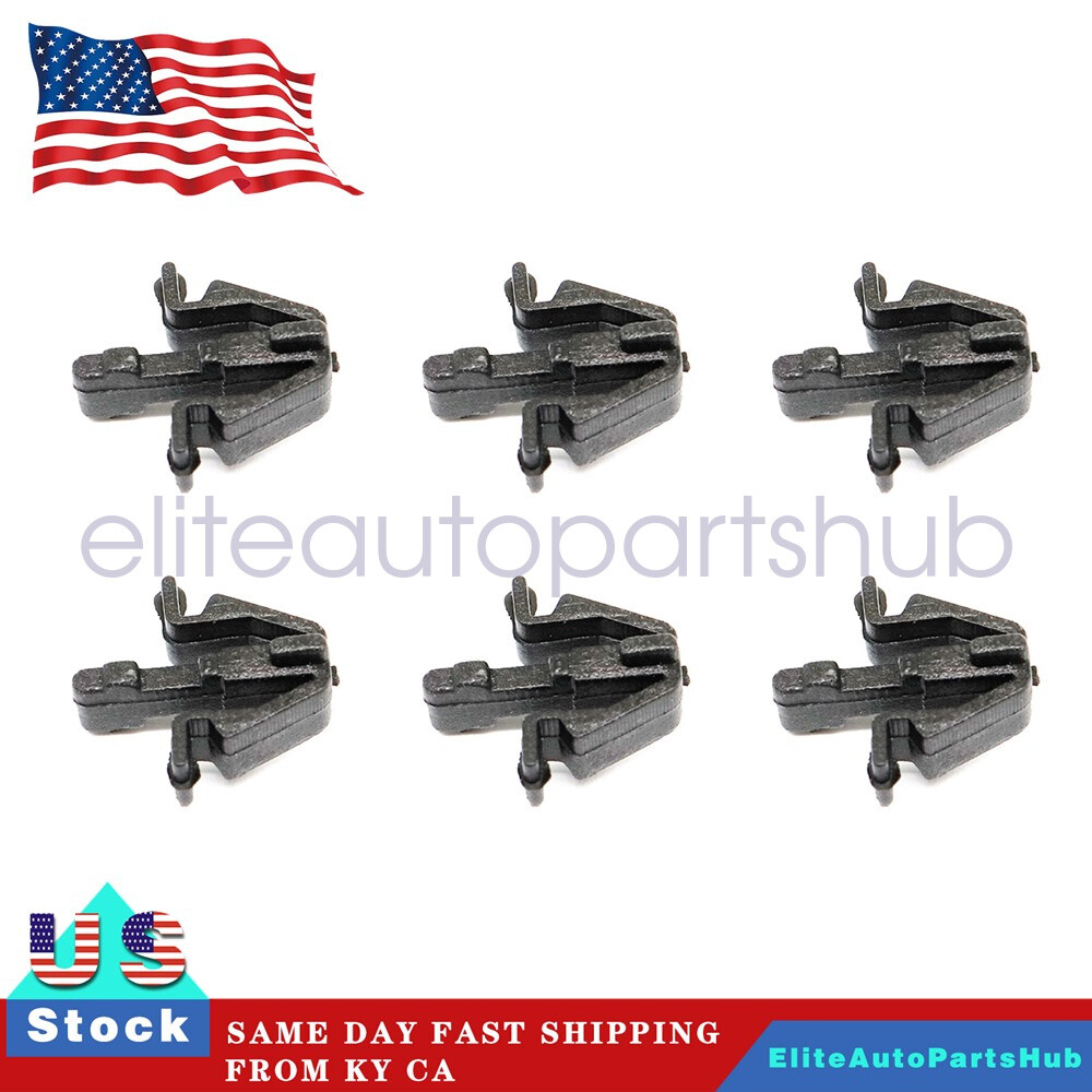 For Isuzu NPR NPR-HD NQR NRR 2008-2020 New Set of 6 Grille Clips Black ...